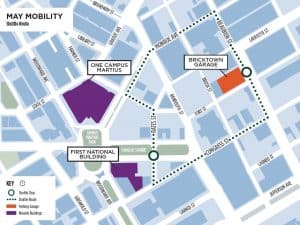 May Mobility 1st Deployment of Autonomous Shuttle in USA in Detroit ...