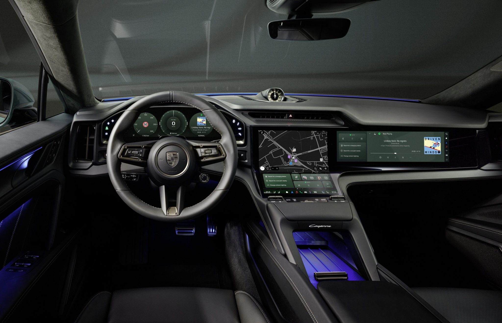 Electric Porsche Cayenne: Future Tech Touches & Digital Personalization ...