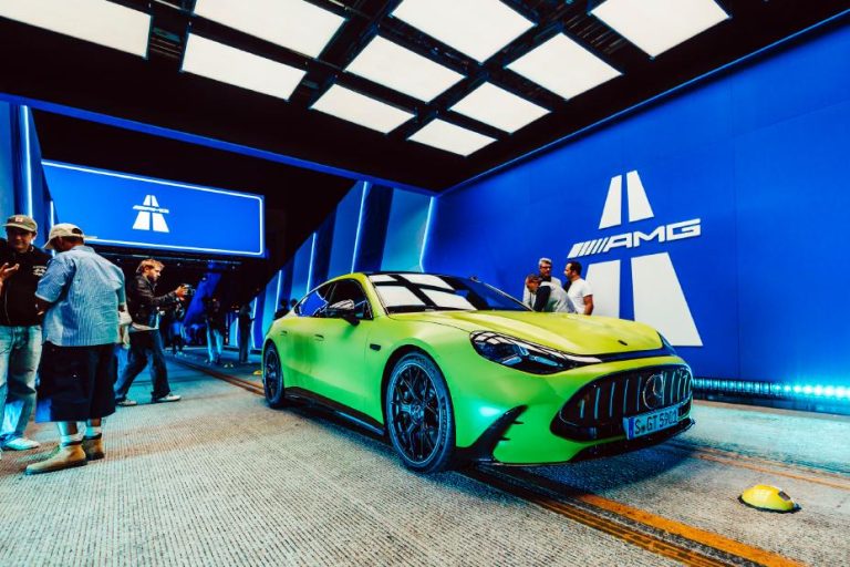 LA’s Iconic Bridge Turned into Autobahn for Mercedes-AMG GT 4‑Door ...